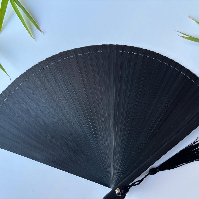 Bamboo Fan - Etsy