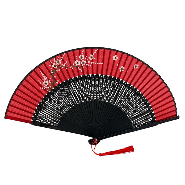 Red Fan - Etsy