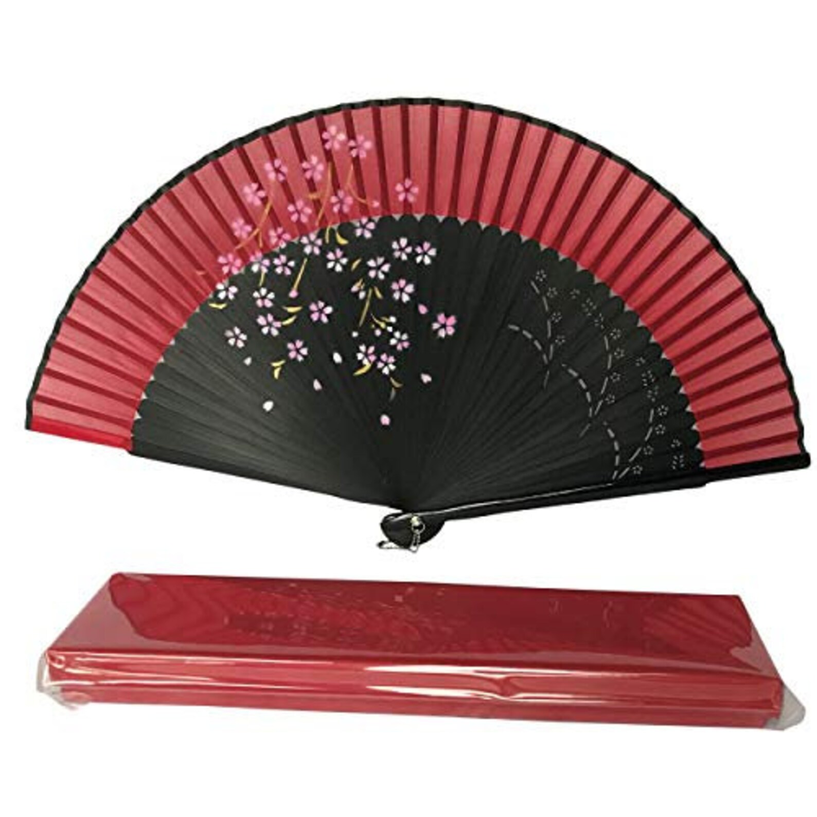 Handheld Folding Hand Fan a Beautiful Handcrafted Box a Soft - Etsy