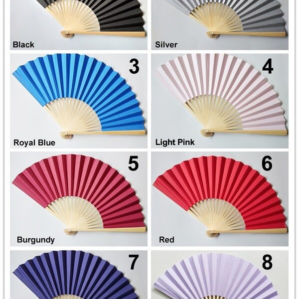 Paper Hand Fan - Etsy