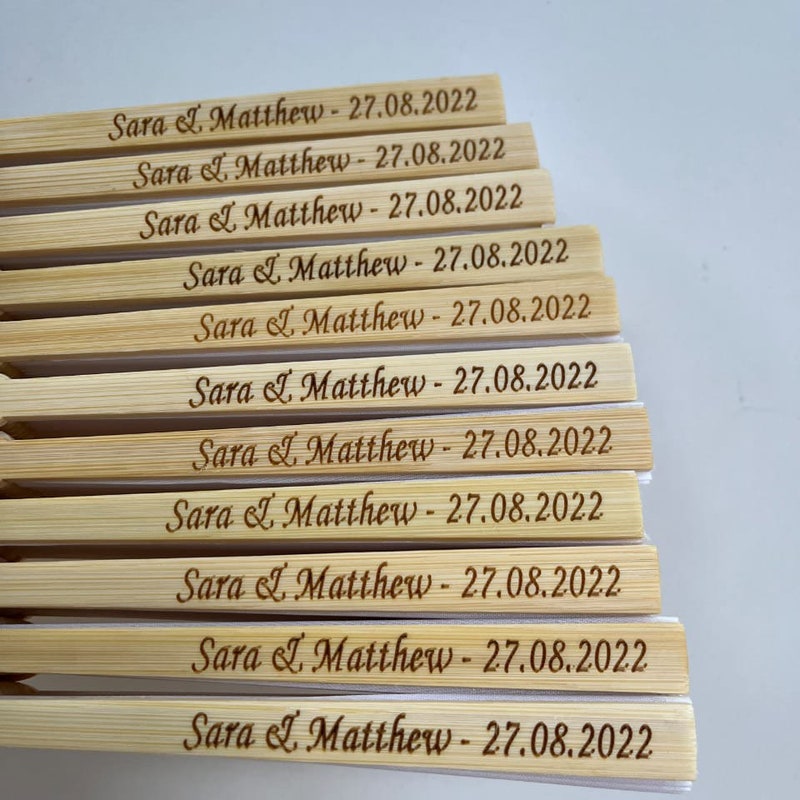 Wedding Favor Fans - Etsy