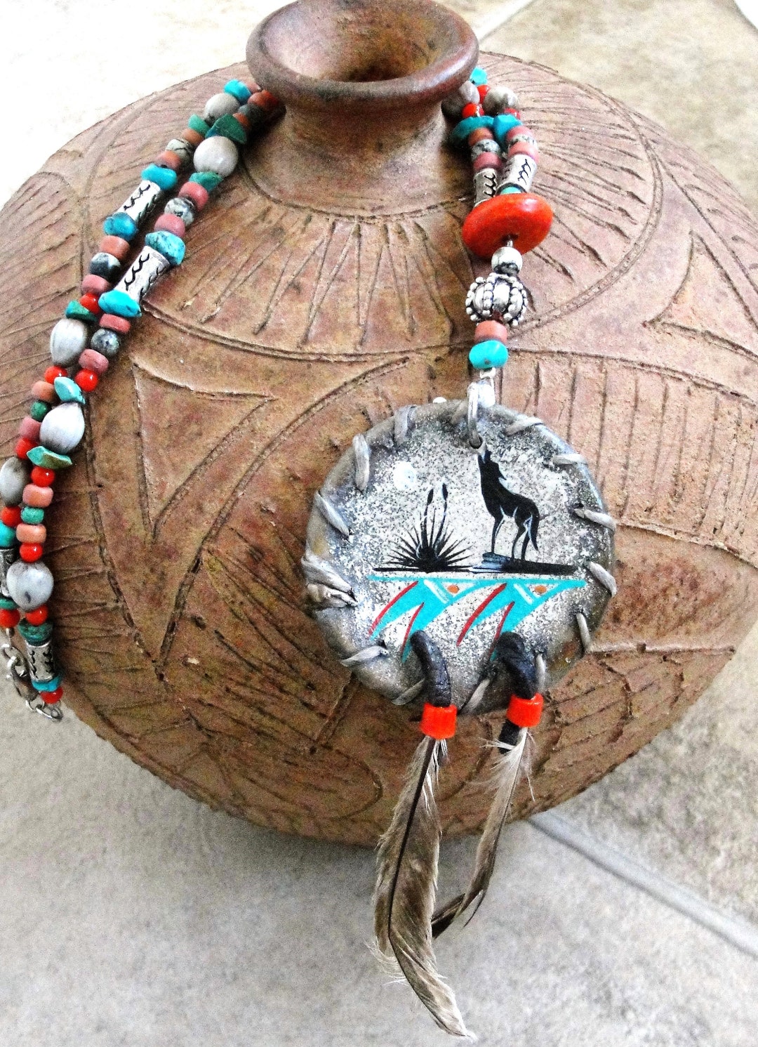 Native American Necklace Set - Etsy
