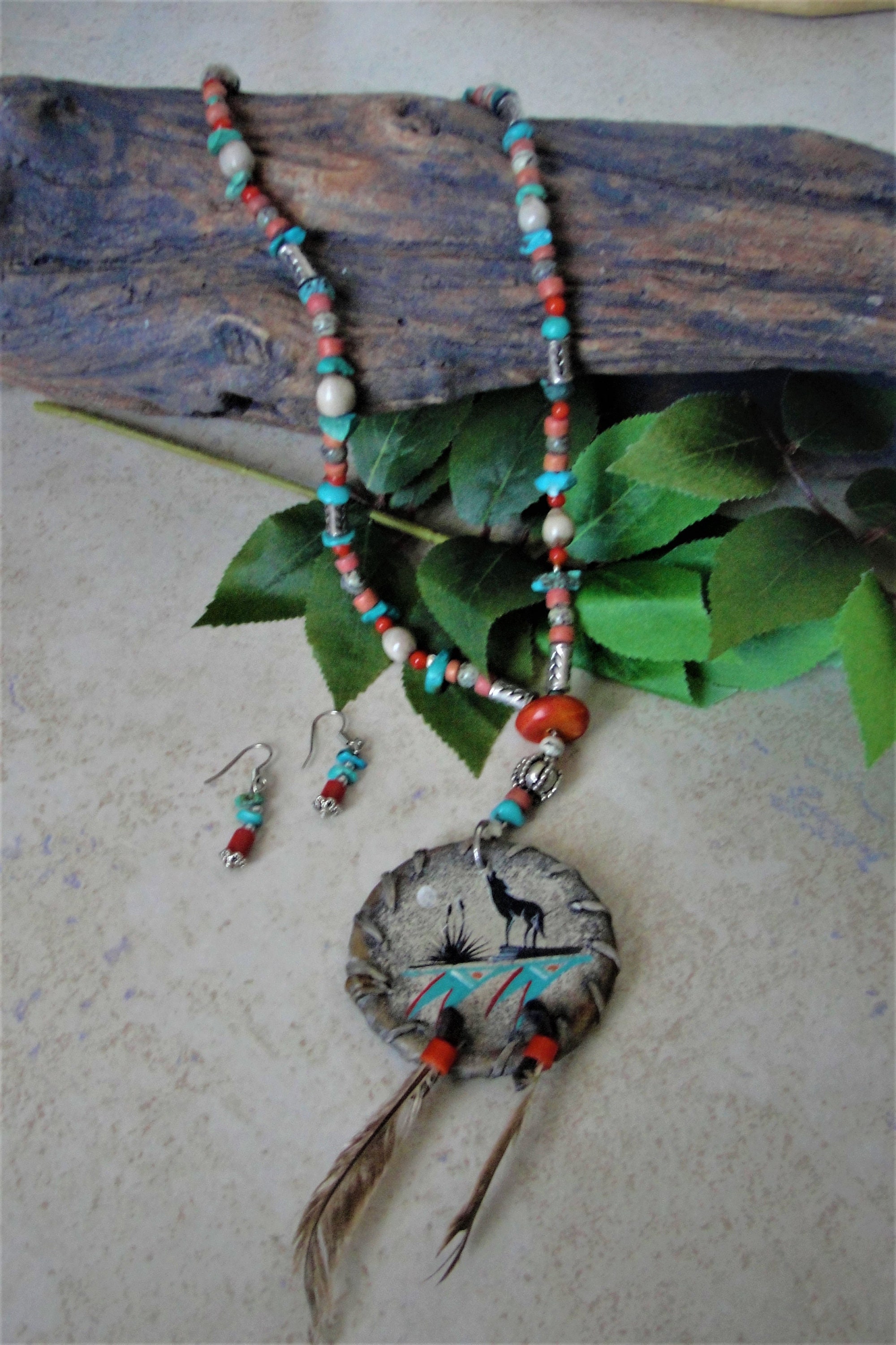 Native American Necklace Set | Etsy