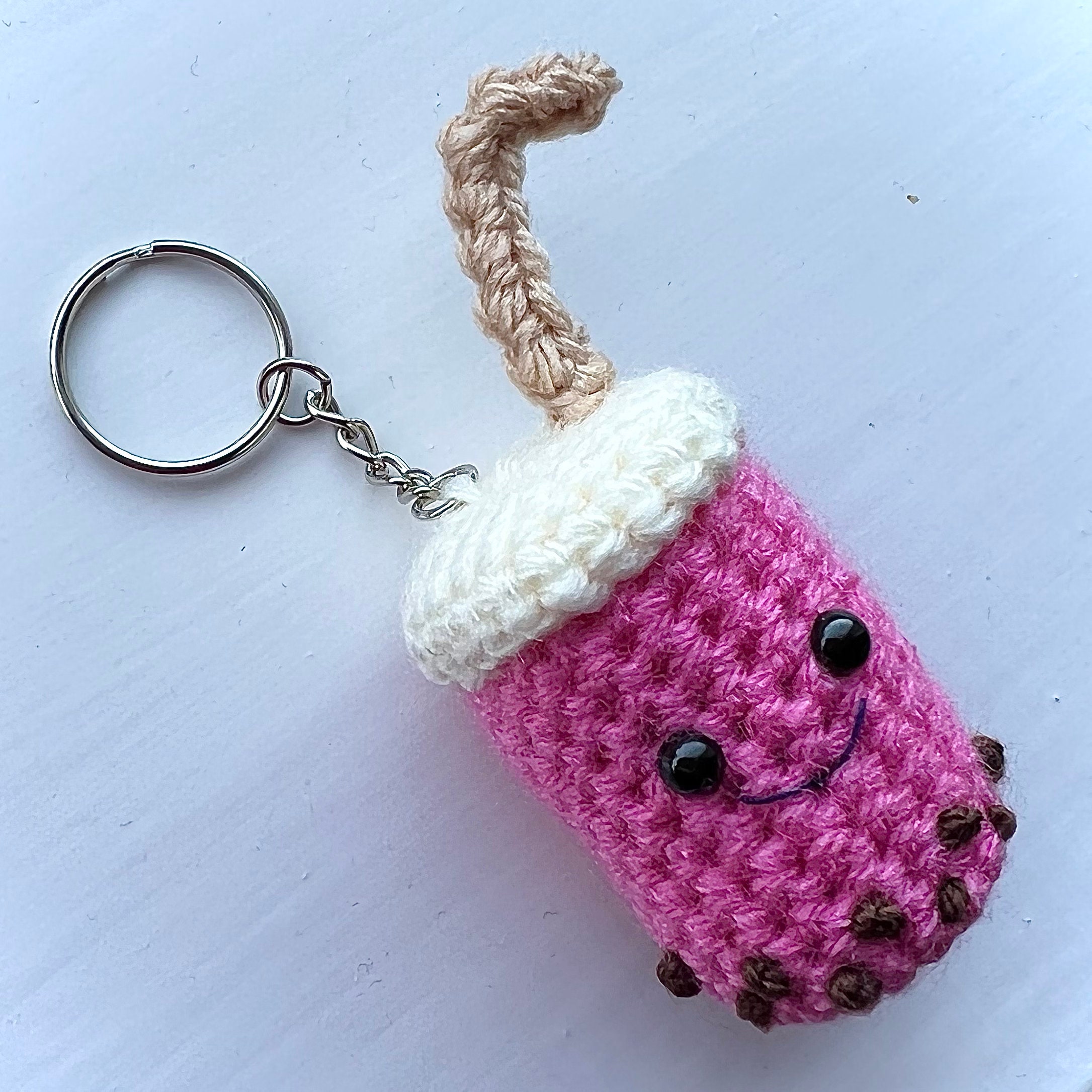 Bubble Tea Keychain Crochet Pattern | Etsy
