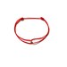 Red Nylon Cord Bracelet Infinity String With Gold Bead Simple Bracelet ...
