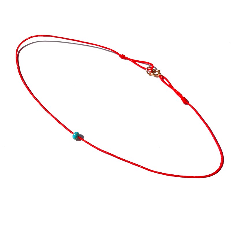 Red String Necklace - Etsy