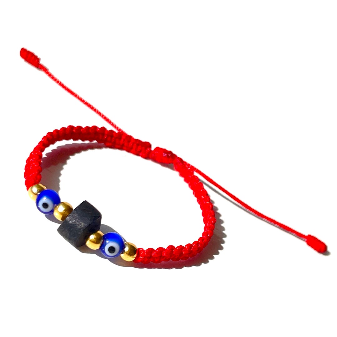 Baby Azabache Evil Eye Red String Protection and Good Luck Bracelet for ...
