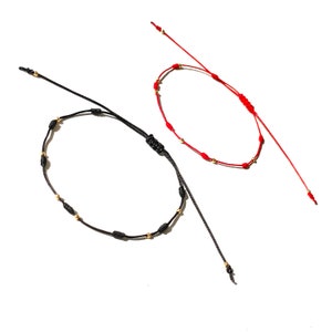 7 Knots Bracelet Red Protection - Etsy