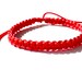 Man Red Bracelet, Nice Men's Red String Rope Braided Macrame Bracelet ...