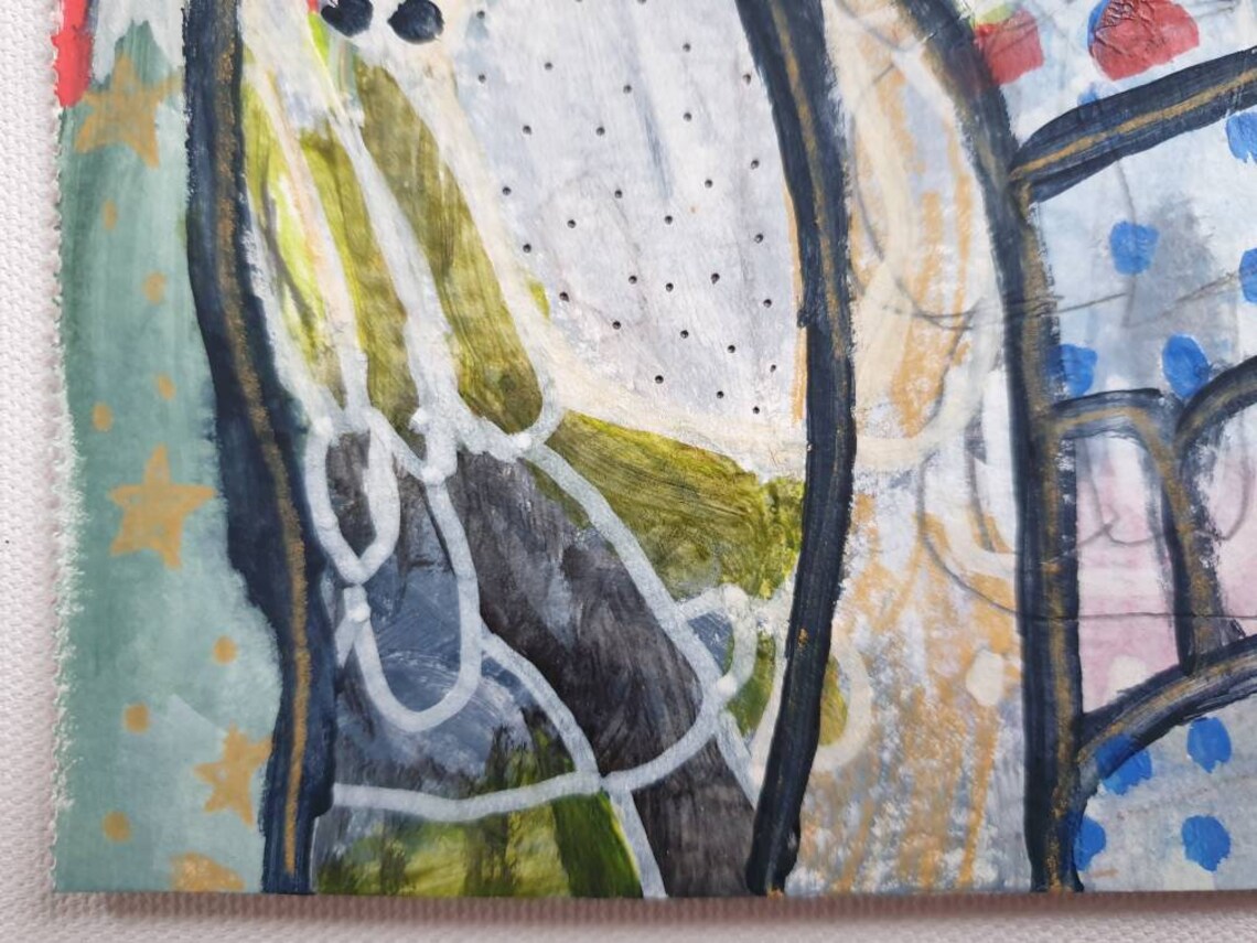 Abstract Painting Mini Abstract Tiny Original Abstract - Etsy