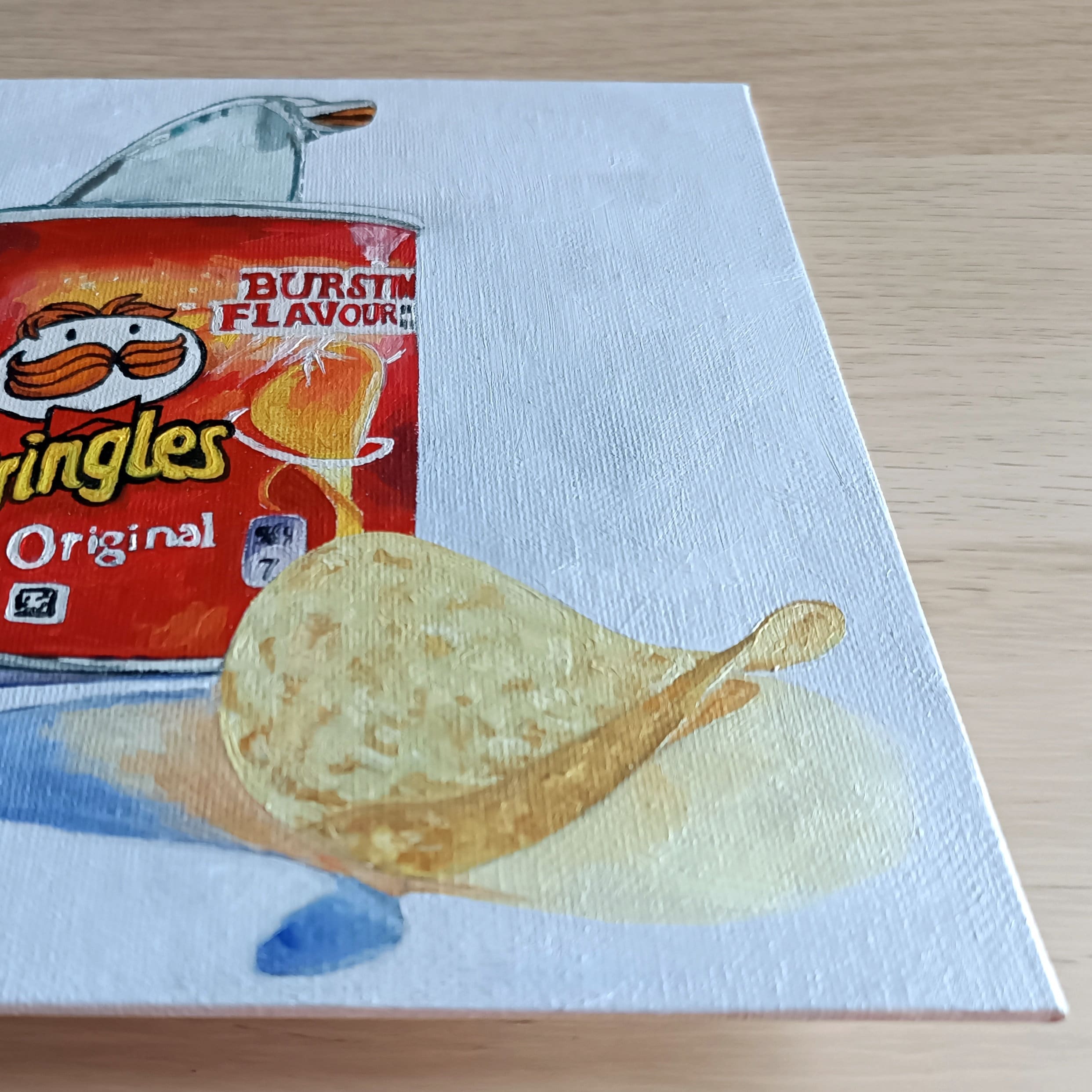 Pringles Original Oil Painting Potato Chips Still Life - Etsy