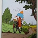 Tintin and Milou (snowy) Landscape Painting, Tintin Comic Painting ...