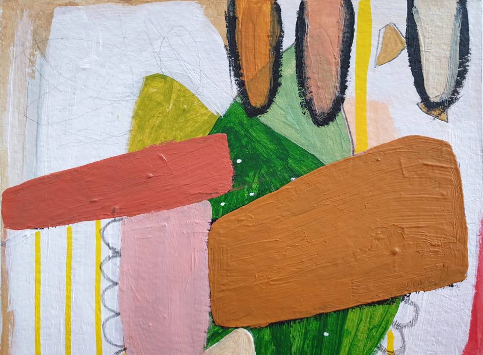 Abstract Painting Mini Abstract Tiny Original Abstract | Etsy