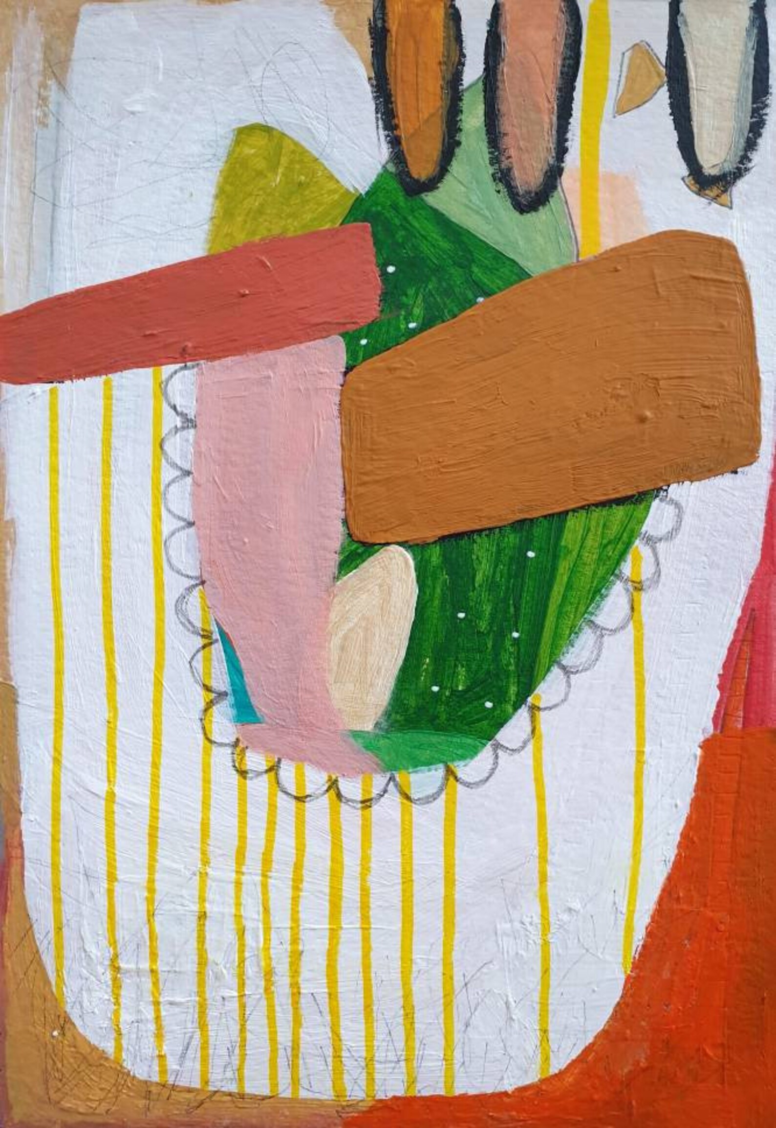 Abstract Painting, Mini Abstract, Tiny Original Abstract Painting, 5x7 ...