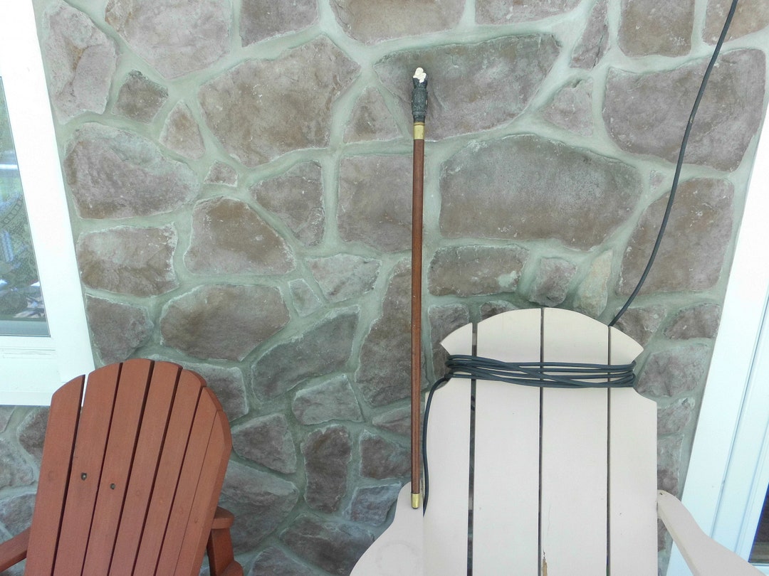 VINTAGE and UNUSUAL RISQUE Carved Walking Stick / Cane. - Etsy