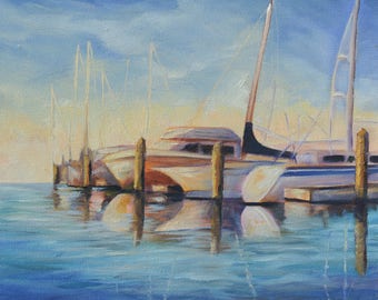 Dock painting | Etsy