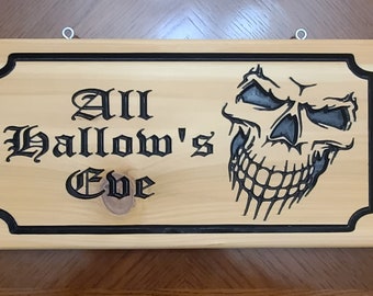 All Hallows Eve Wood Coffin Cutout - Etsy