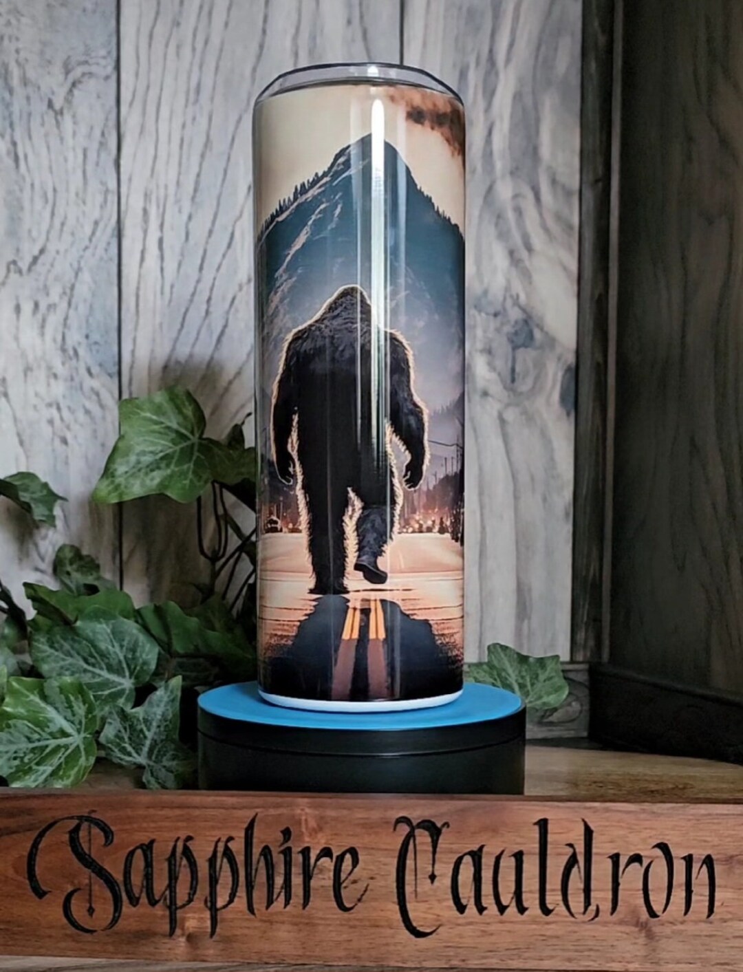 Sasquatch Tumbler: 20 Oz Stainless Steel Bigfoot Design - Etsy