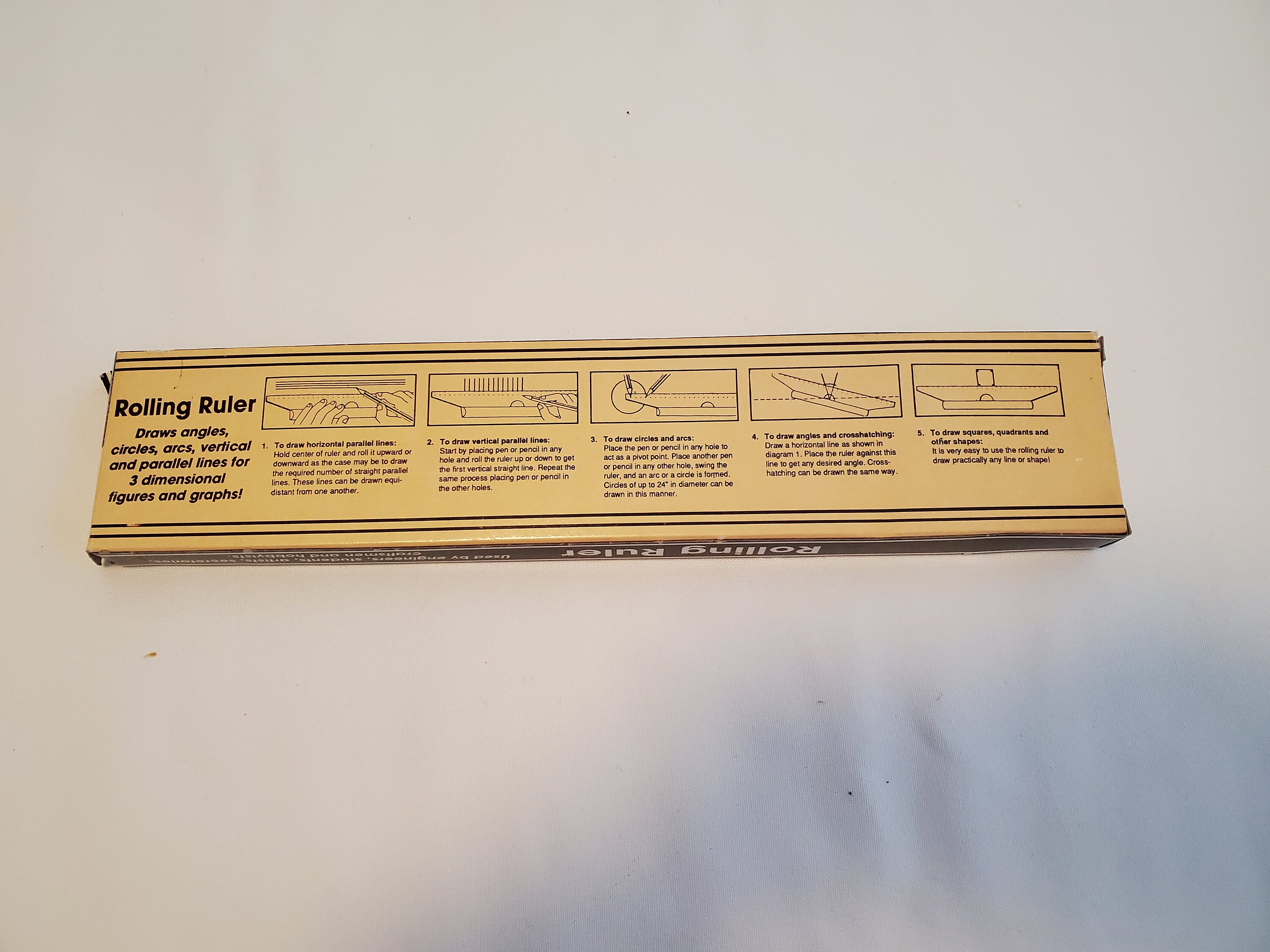 Rolling Ruler in Original Box Made in Taiwan - Etsy