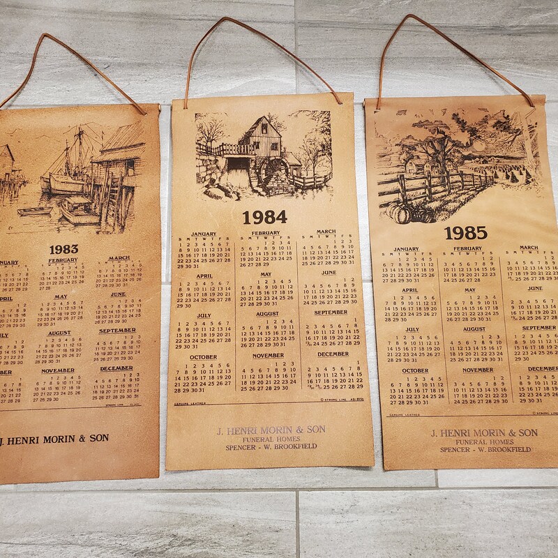 1980s Calendar - Etsy