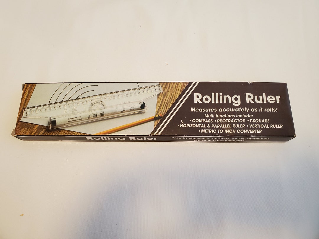 Rolling Ruler in Original Box Made in Taiwan - Etsy