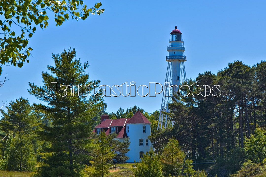 Rawley Point Lighthouse Photograph Point Beach State Forest Twin River ...