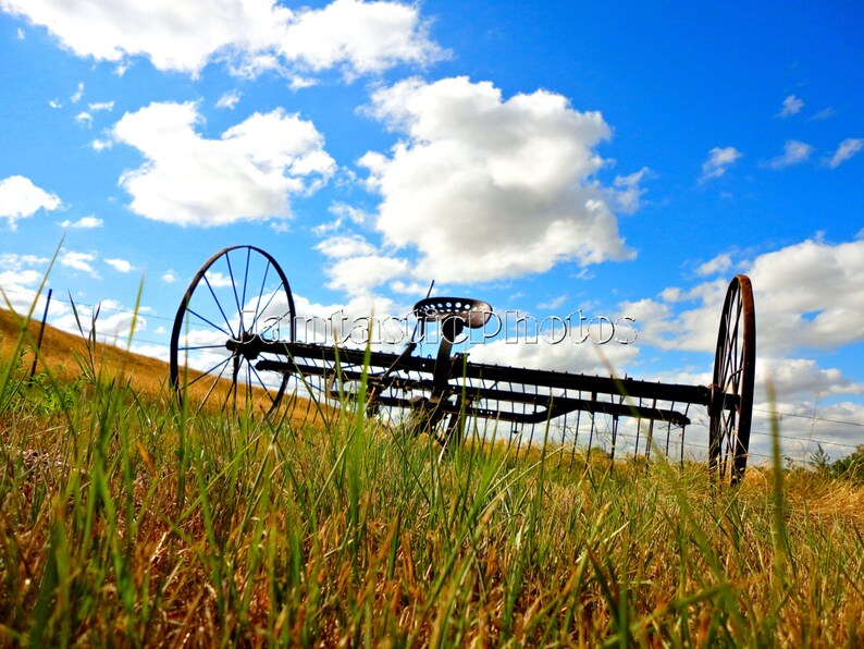 Prairie Beauty Photograph Antique Farm Spring Tooth Black Hills ...