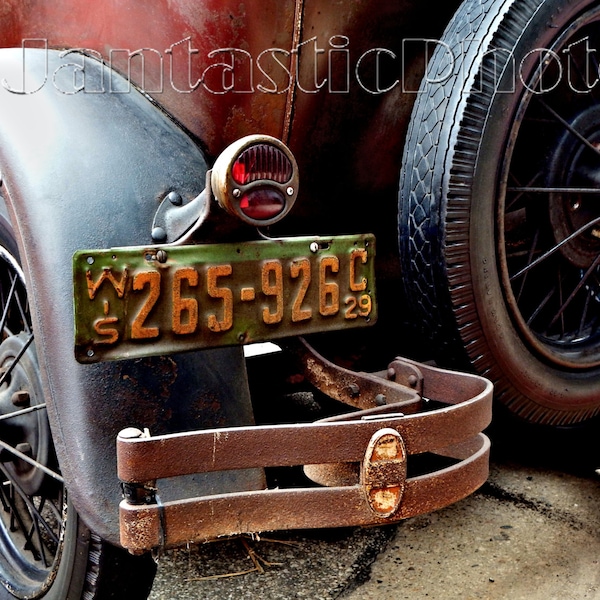 Antique Ford License Plate - Etsy