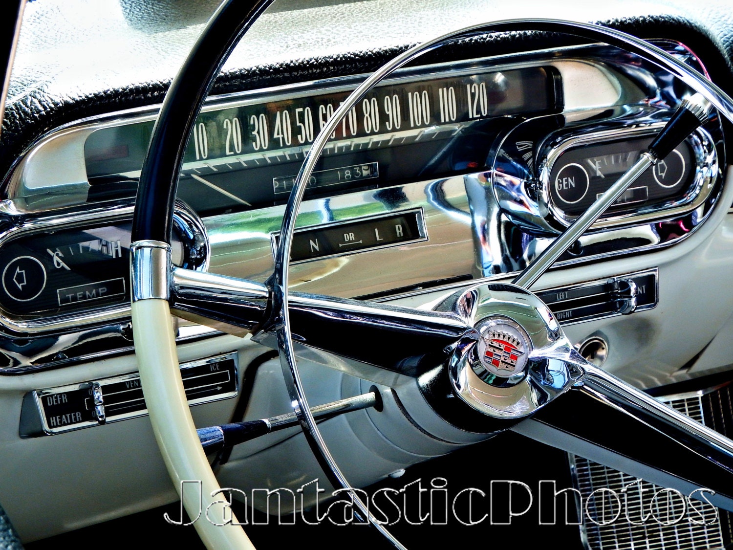 Cadillac Dashboard Photograph 1957 Eldorado Seville Classic Car ...