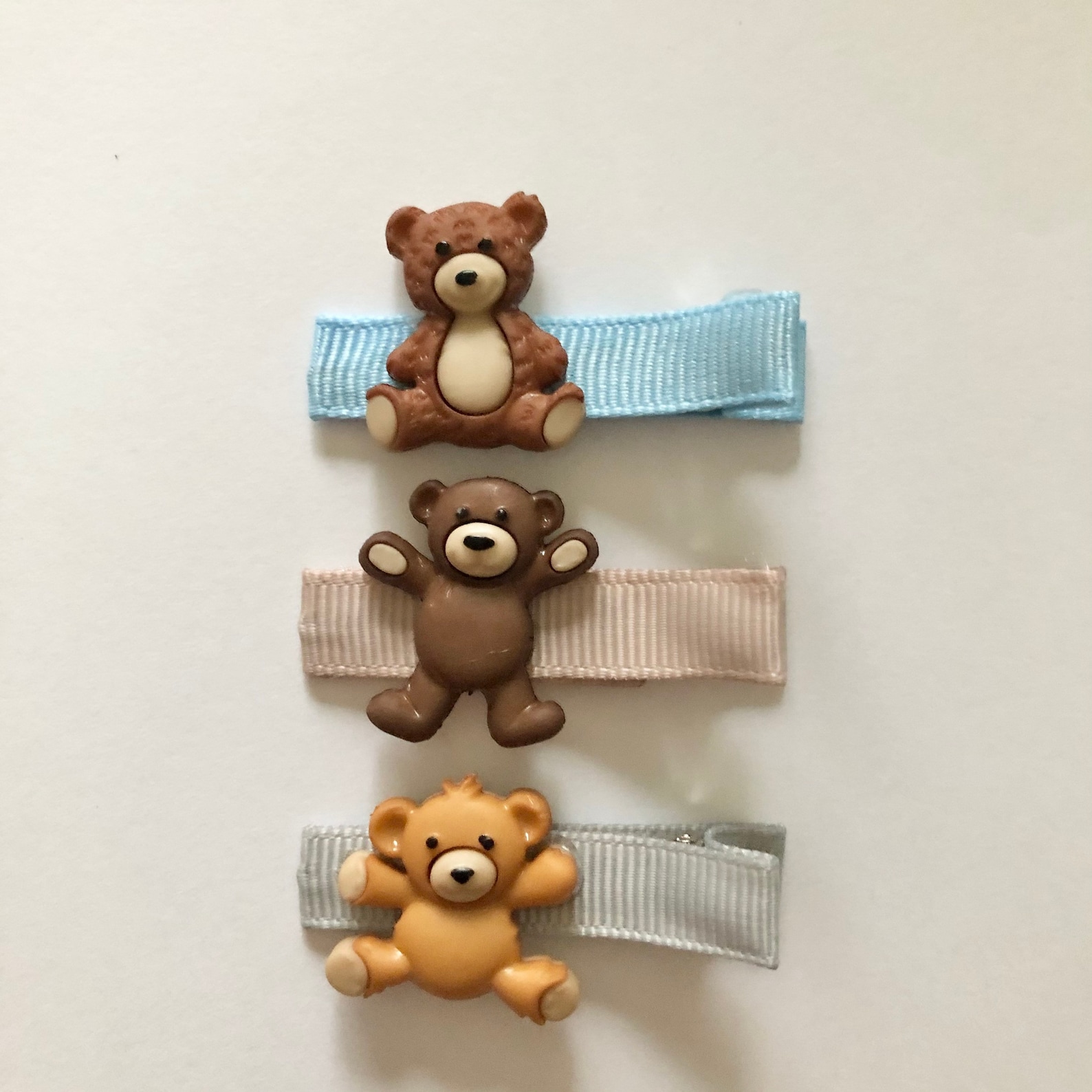 Bear Hair Clips for Girls Boys Baby Stuffed Teddy Hair - Etsy