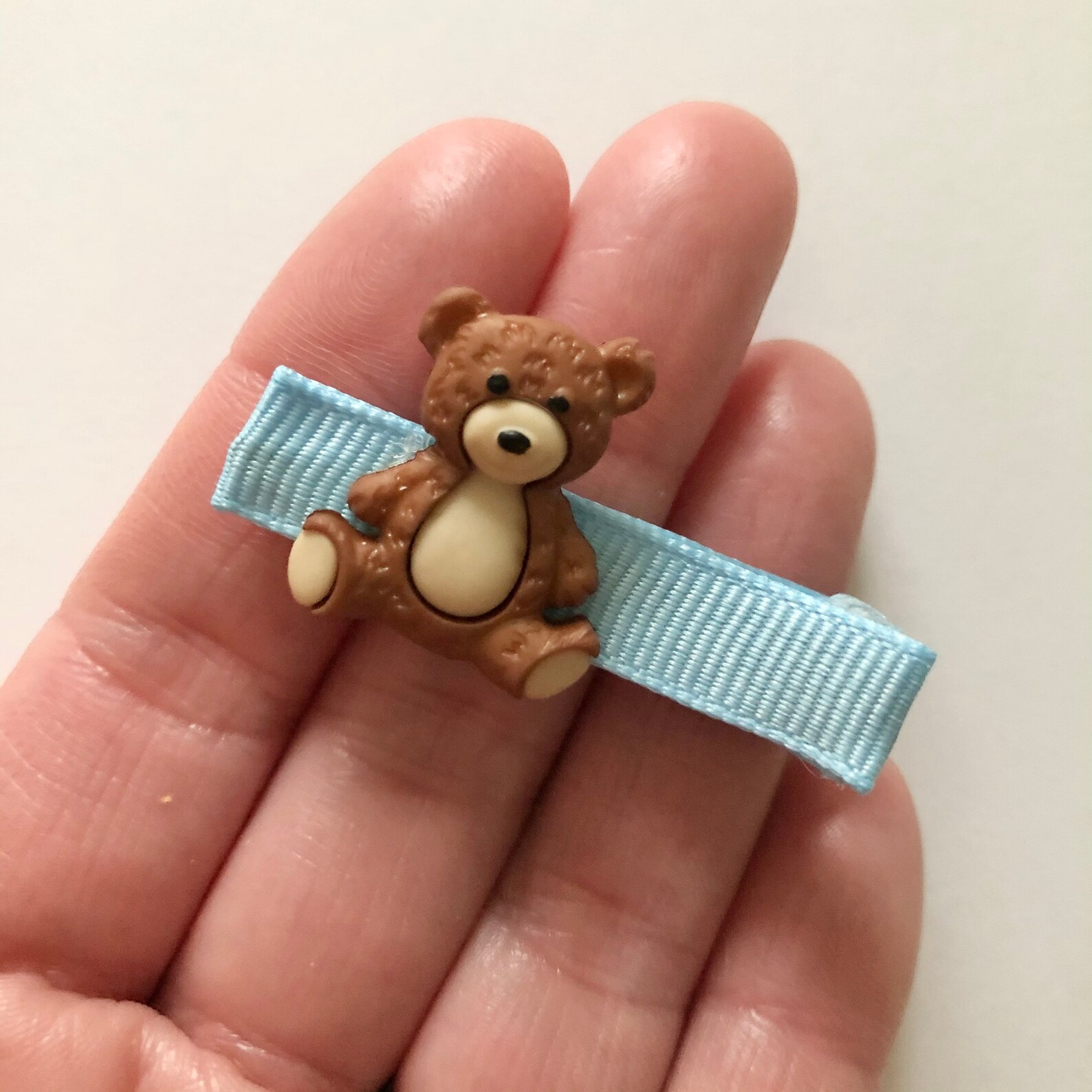 Bear Hair Clips for Girls Boys Baby Stuffed Teddy Hair - Etsy