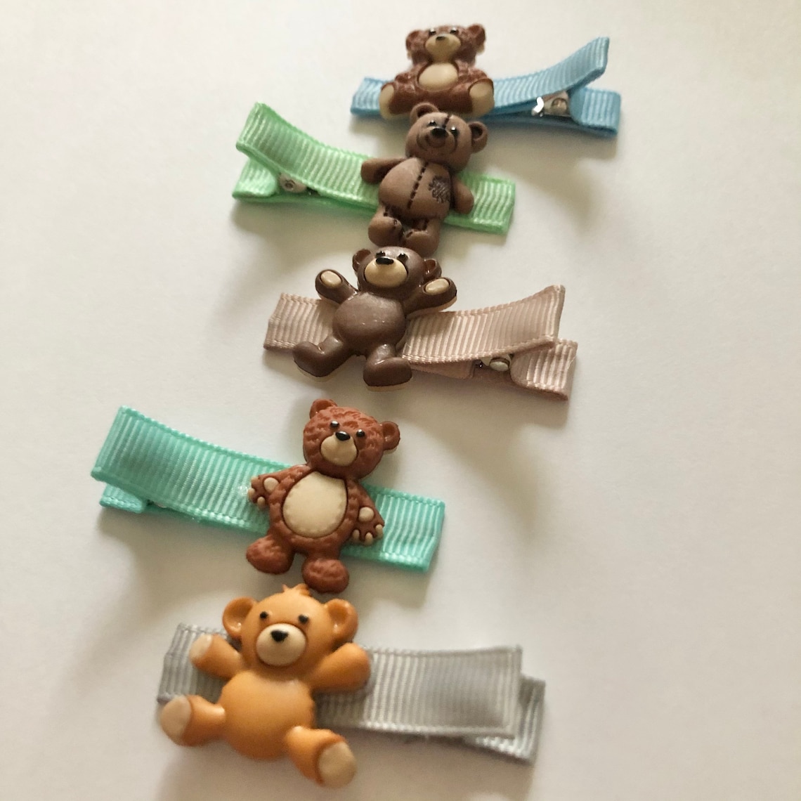 Bear Hair Clips for Girls Boys Baby Stuffed Teddy Hair - Etsy
