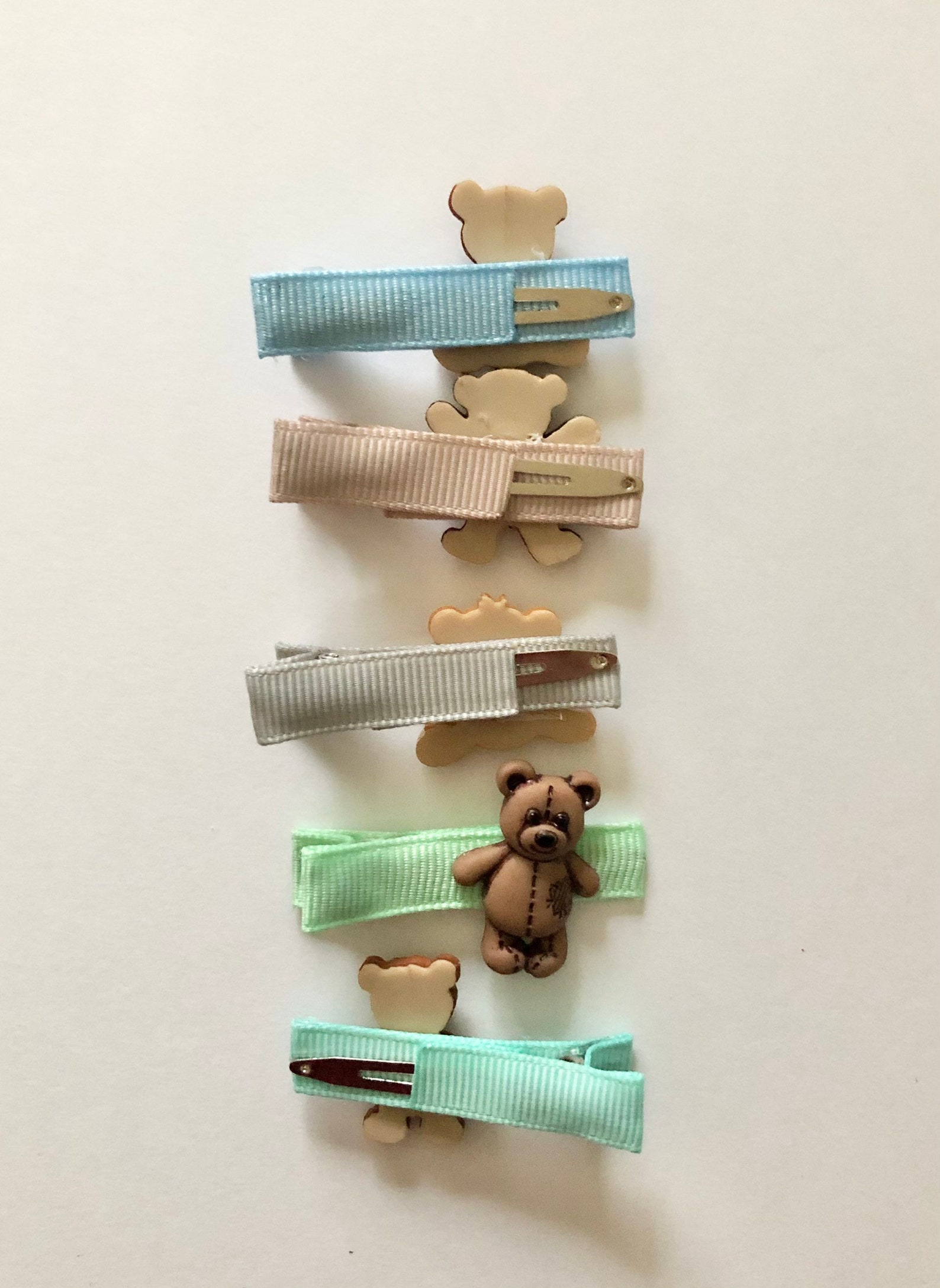 Bear Hair Clips for Girls Boys Baby Stuffed Teddy Hair - Etsy