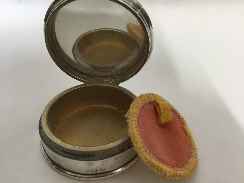 Silver Mirrored Compact - Etsy