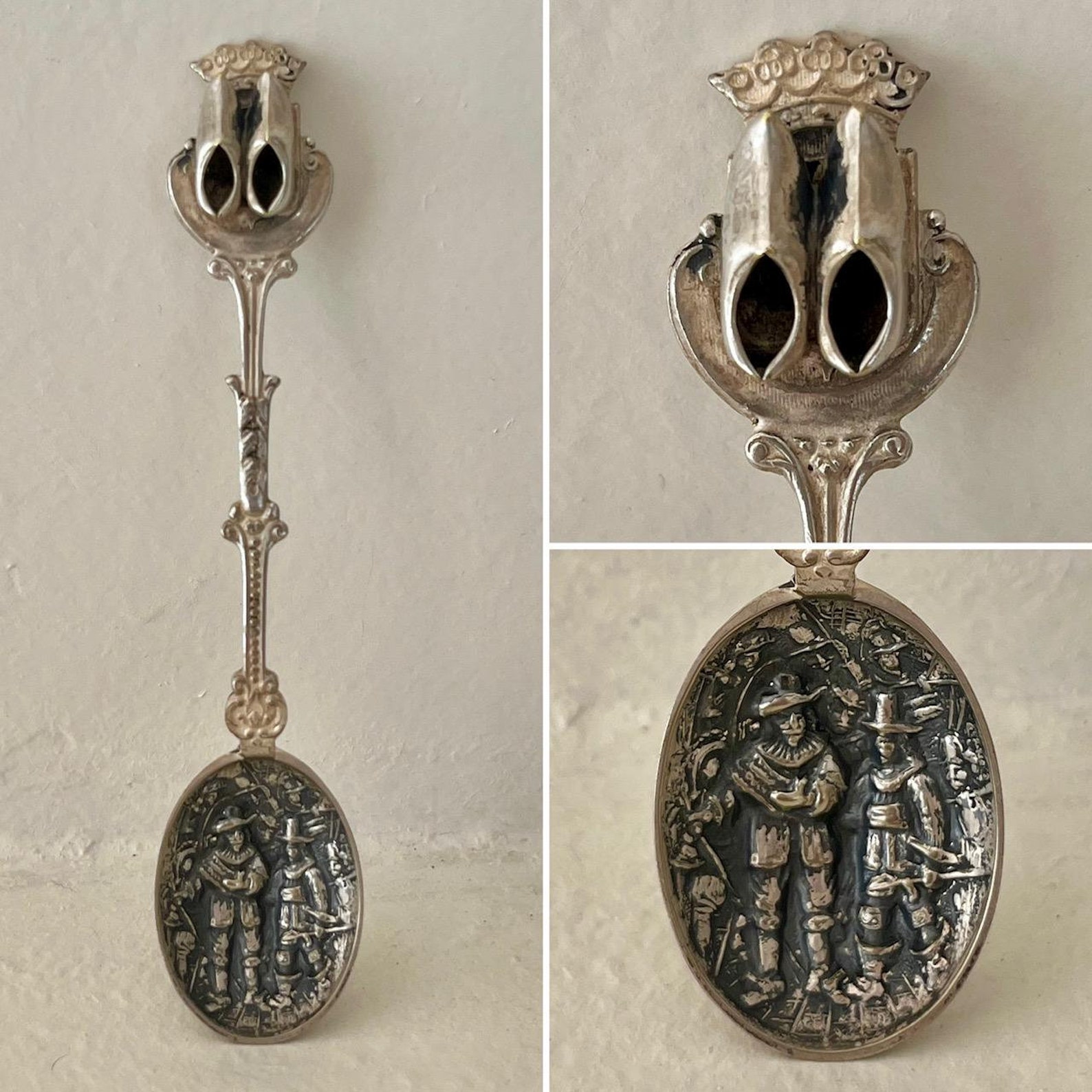 Various Vintage & Antique Souvenir Travel Spoons - Holland, Vatican ...