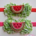 Watermelon Headband Summer Headband Watermelon Hair Bow | Etsy