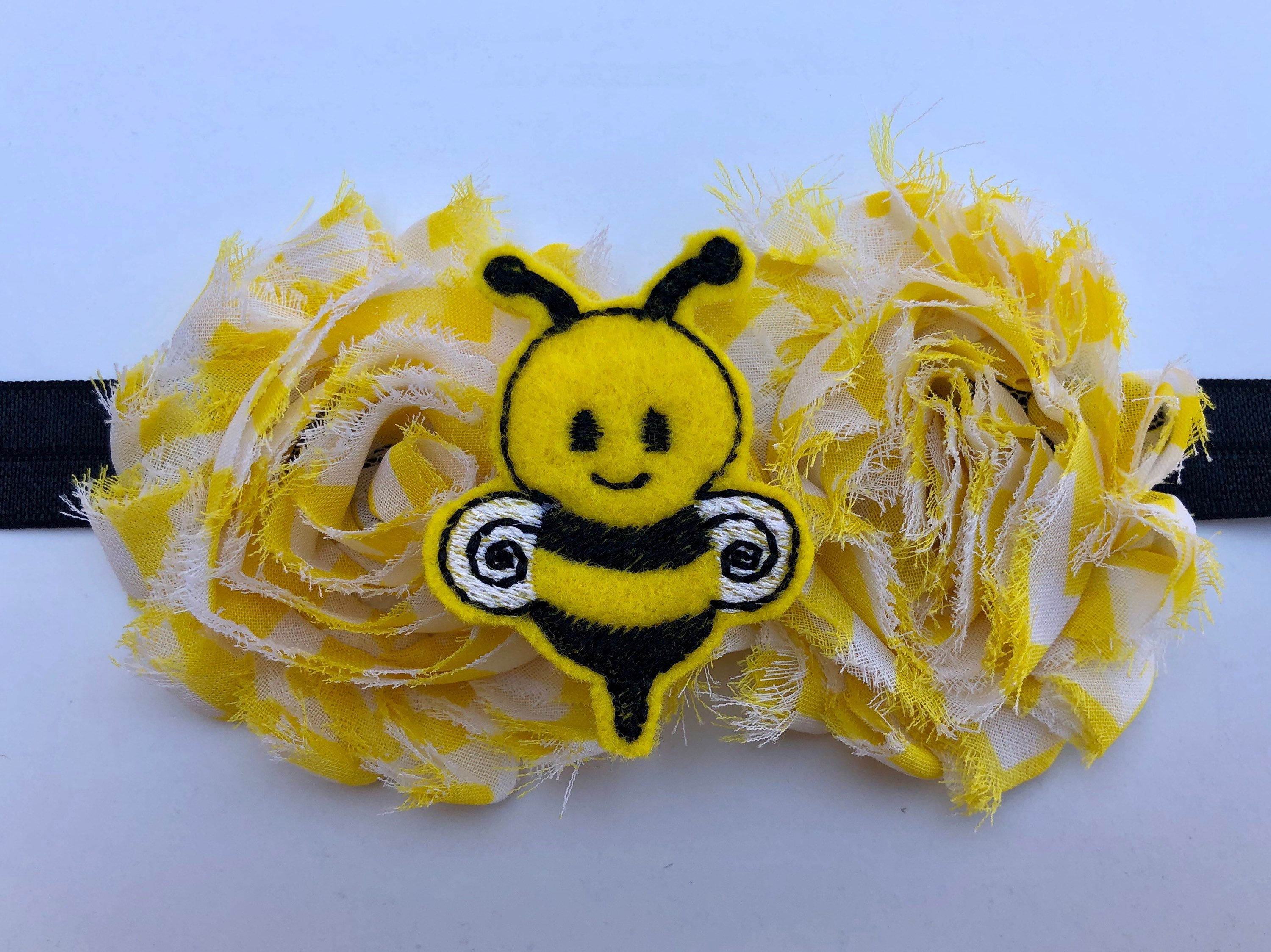 Bumble Bee Headband Bumble Bee Hair Bow Baby Headband Photo | Etsy