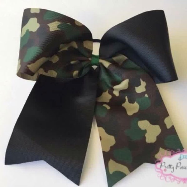 Camouflage Hair Bow - Etsy