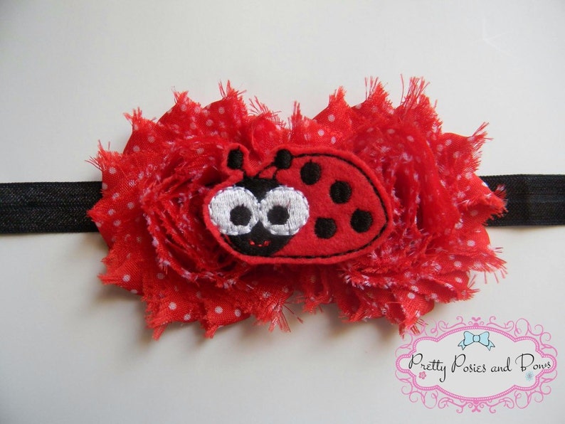 Ladybug Headband Lady Bug Headband Spring Headband Red and | Etsy