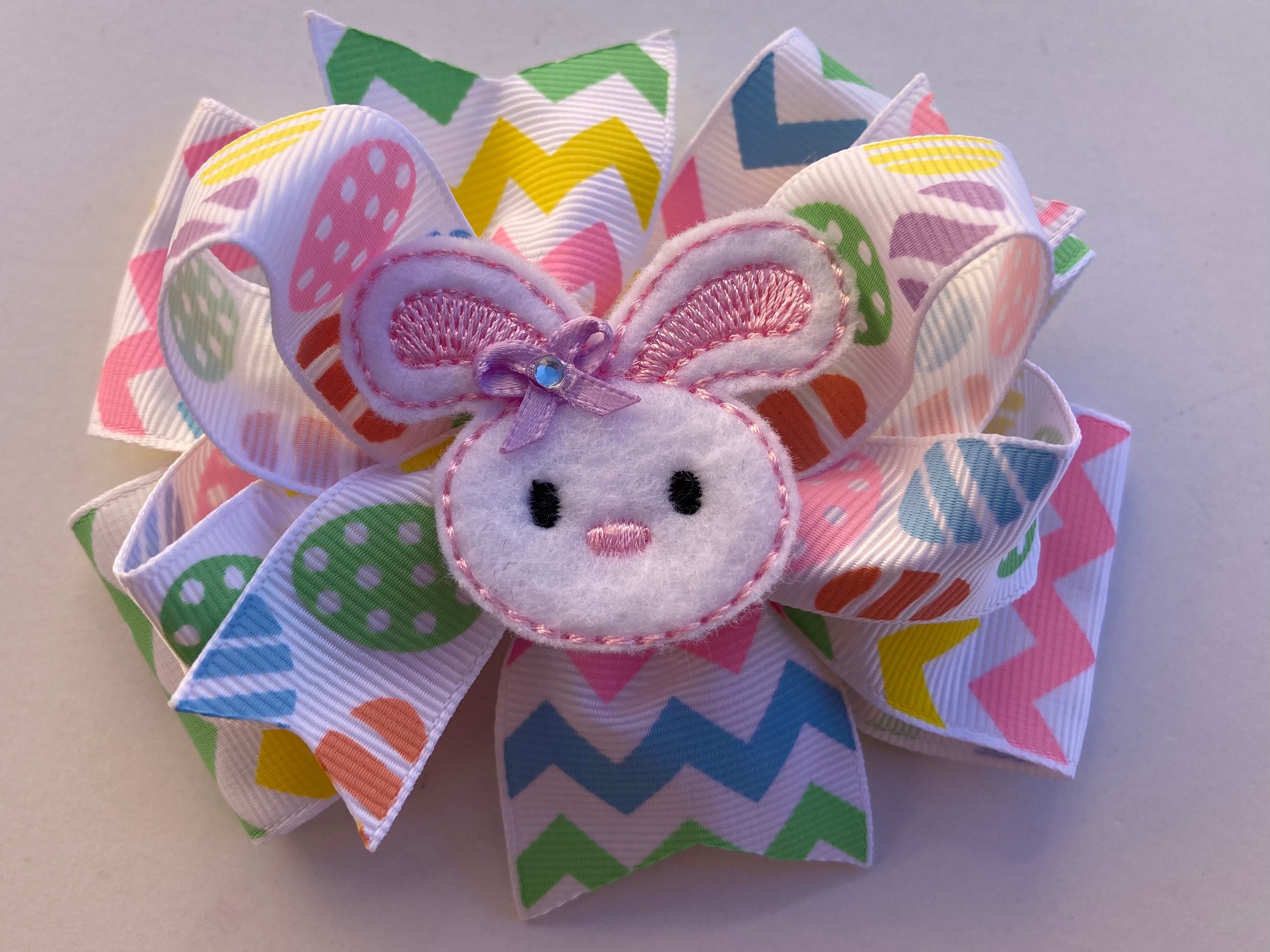 Easter Hair Bow Easter Bow Easter Egg Hair Bow Easter Gift - Etsy