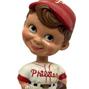 Vintage 1961 to 1963 Philadelphia Phillies White Base Nodder - Vintage ...