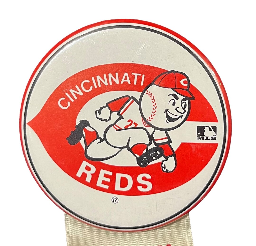 Vintage 1975 Cincinnati Reds National League Champs Pin Pinback Button ...