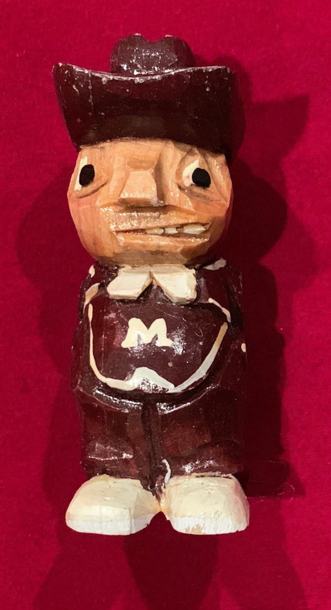 Circa 1950's Anri University of Massachusetts Umass Sam the Minuteman ...