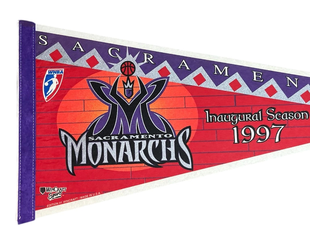 Vintage 1997 Sacramento Monarchs Inaugural Season WNBA Women's ...