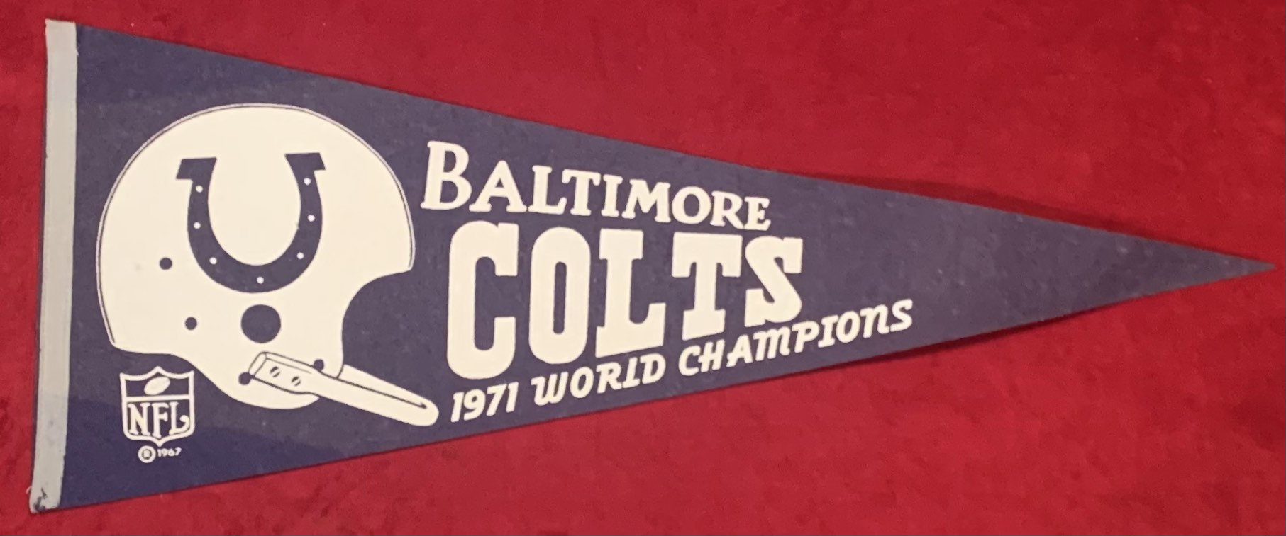 Very Rare 1971 Baltimore Colts World Champions Full Sized | Etsy