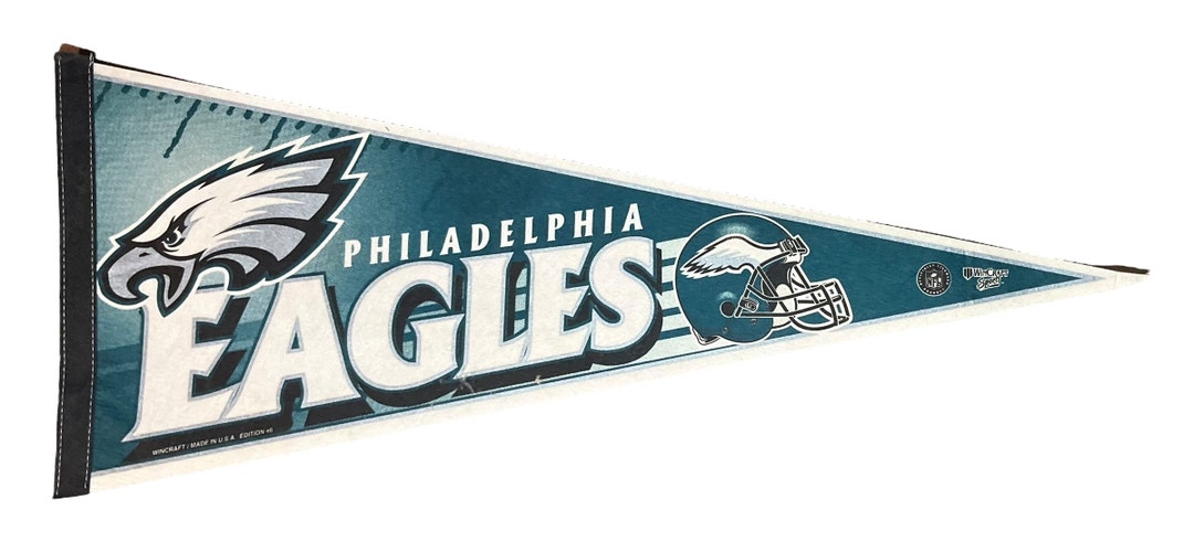 Vintage Circa 2000 Philadelphia Eagles Full Sized 29 Inch Pennant - Old ...