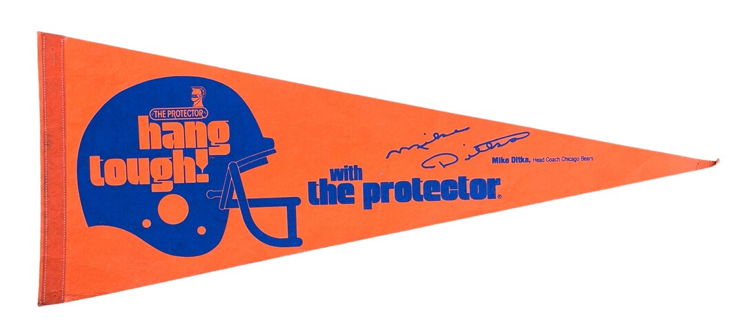 Rare Vintage Chicago Bears Mike Ditka the Protector Advertising NFL ...
