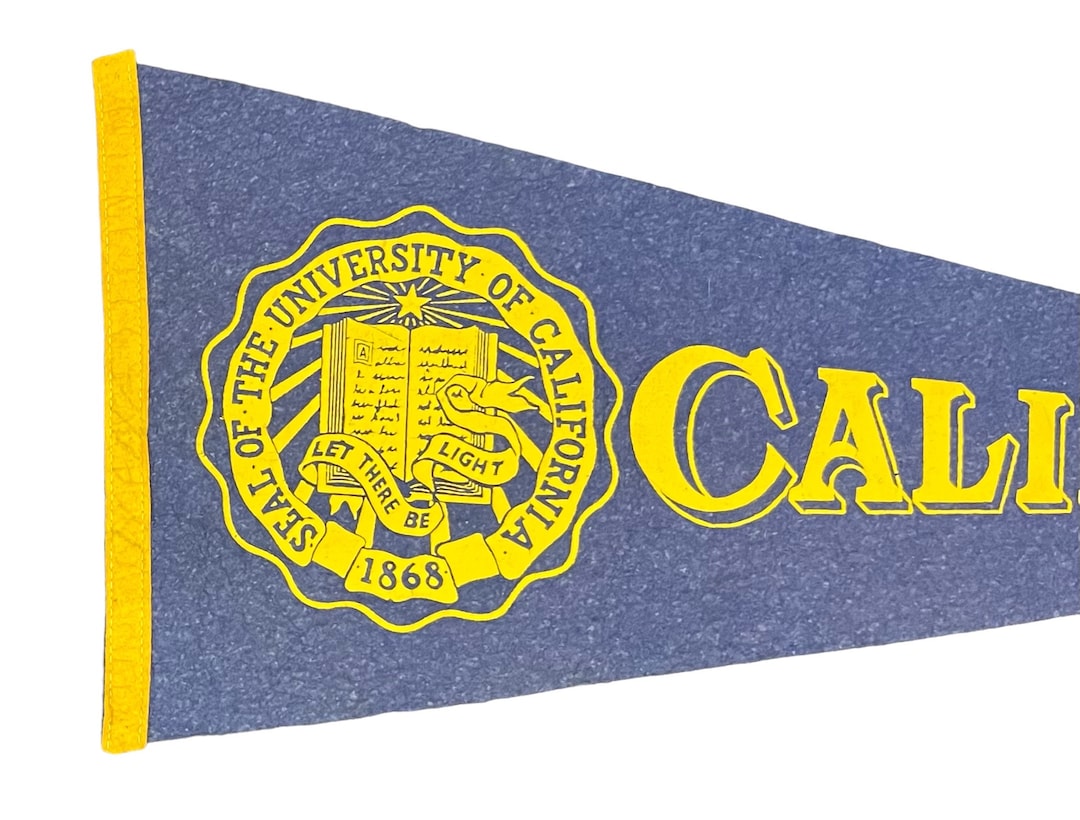 Vintage 1940's University of California / Cal 26 Inch Felt Pennant ...