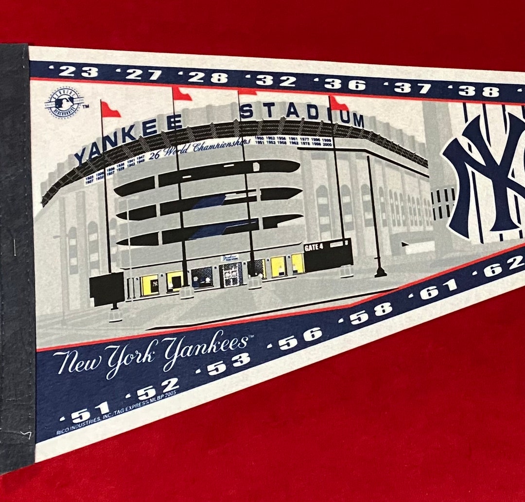 Vintage New York Yankees Yankee Stadium MLB Baseball Full Sized 29 Inch ...