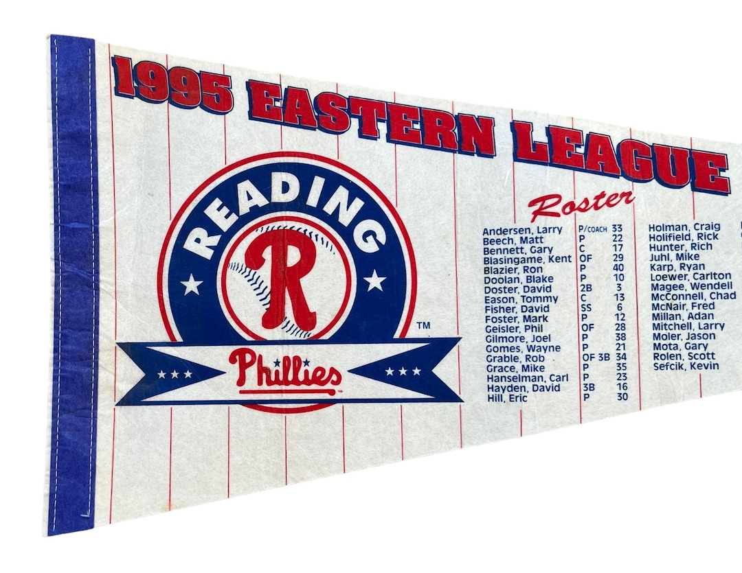 Vintage 1995 Reading Phillies Eastern League Playoffs Full Sized 29 ...